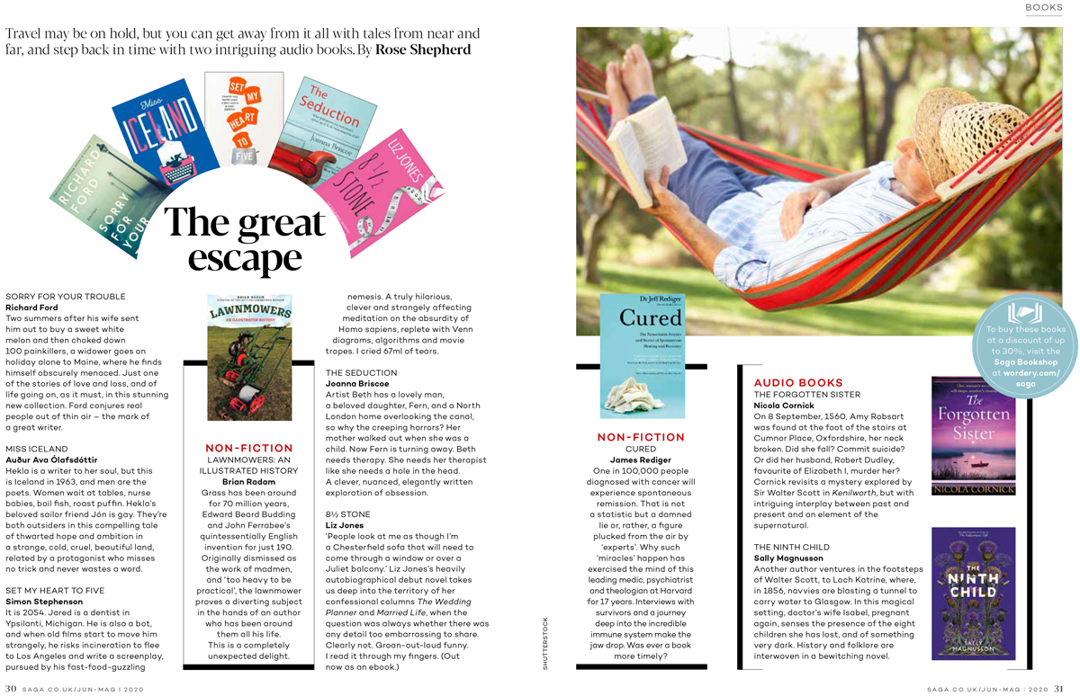 Saga Magazine: Cured Review – Dr. Jeffrey Rediger